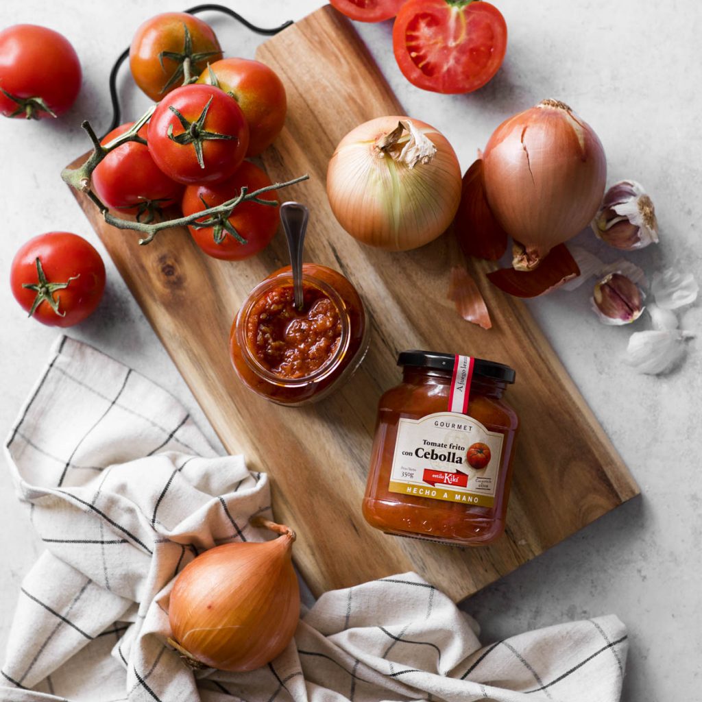 Tomate frito con cebolla Gourmet - Estilo Kikí